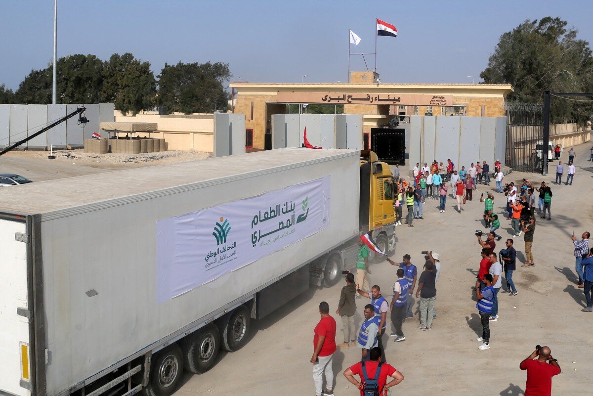 Humanitarian Corridor: Second Delivery Of Aid Arrives In Gaza
