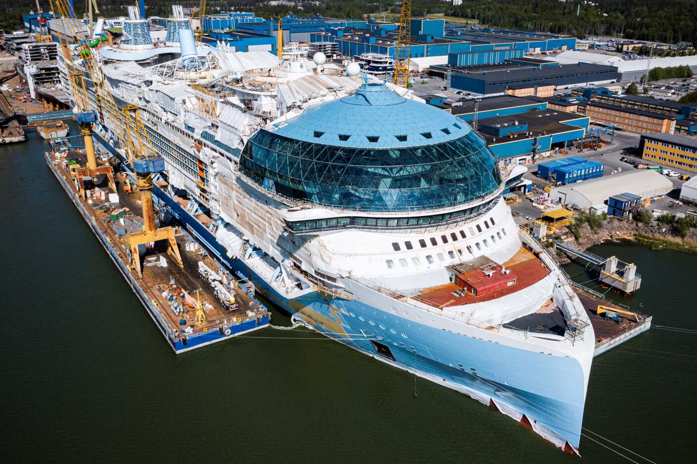 World’s Biggest Cruise Ship ‘Icon Of The Seas’ In Final Stages Of ...