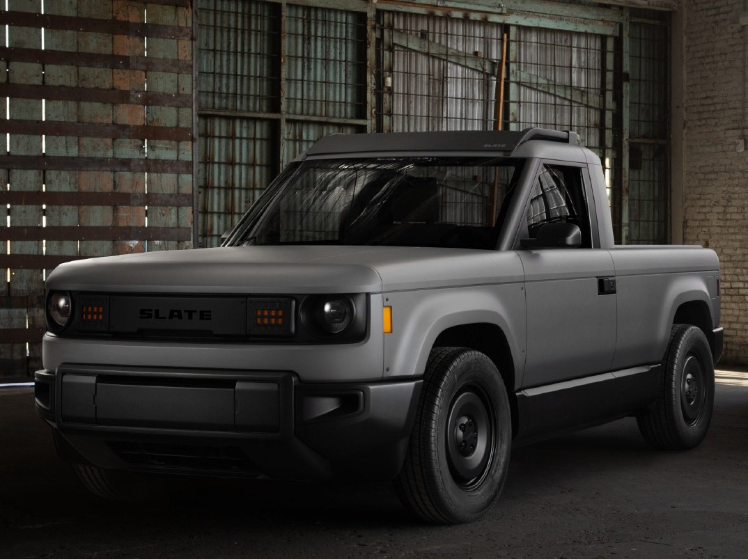 Bezos-Backed Tesla Competitor Slate Unveils $20,000 Electric Vehicle