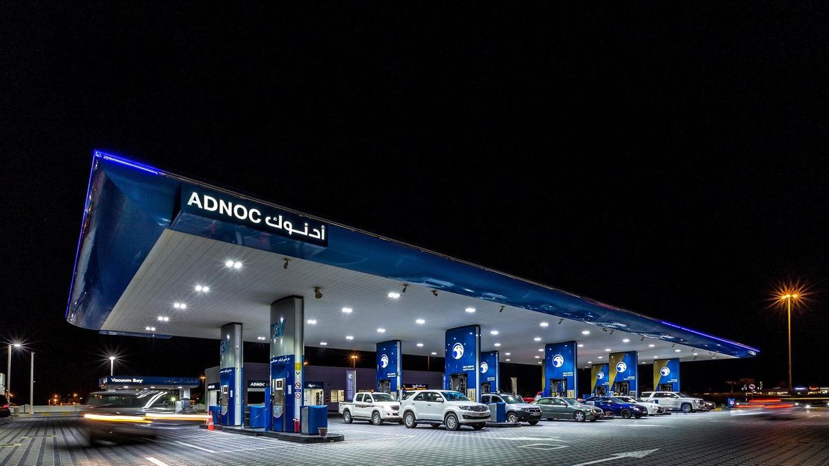 Robotic Arm Refuels Vehicles At ADNOC's Gas Station In Abu Dhabi