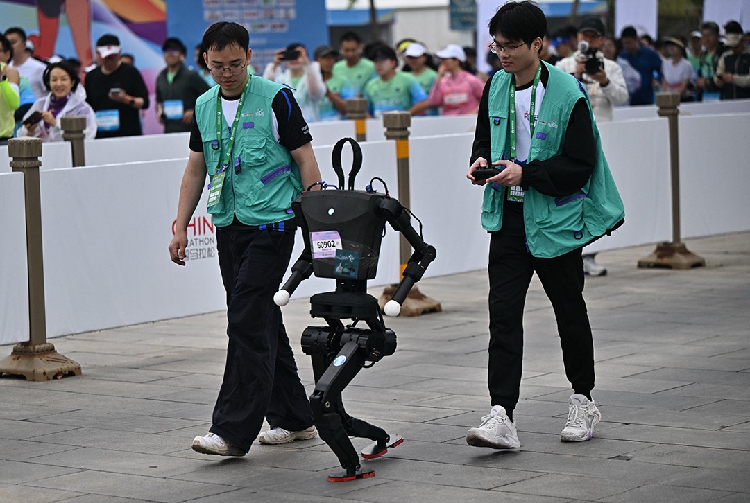 Chinese Humanoid Robots Lost To Humans In Beijing Half-Marathon: Report