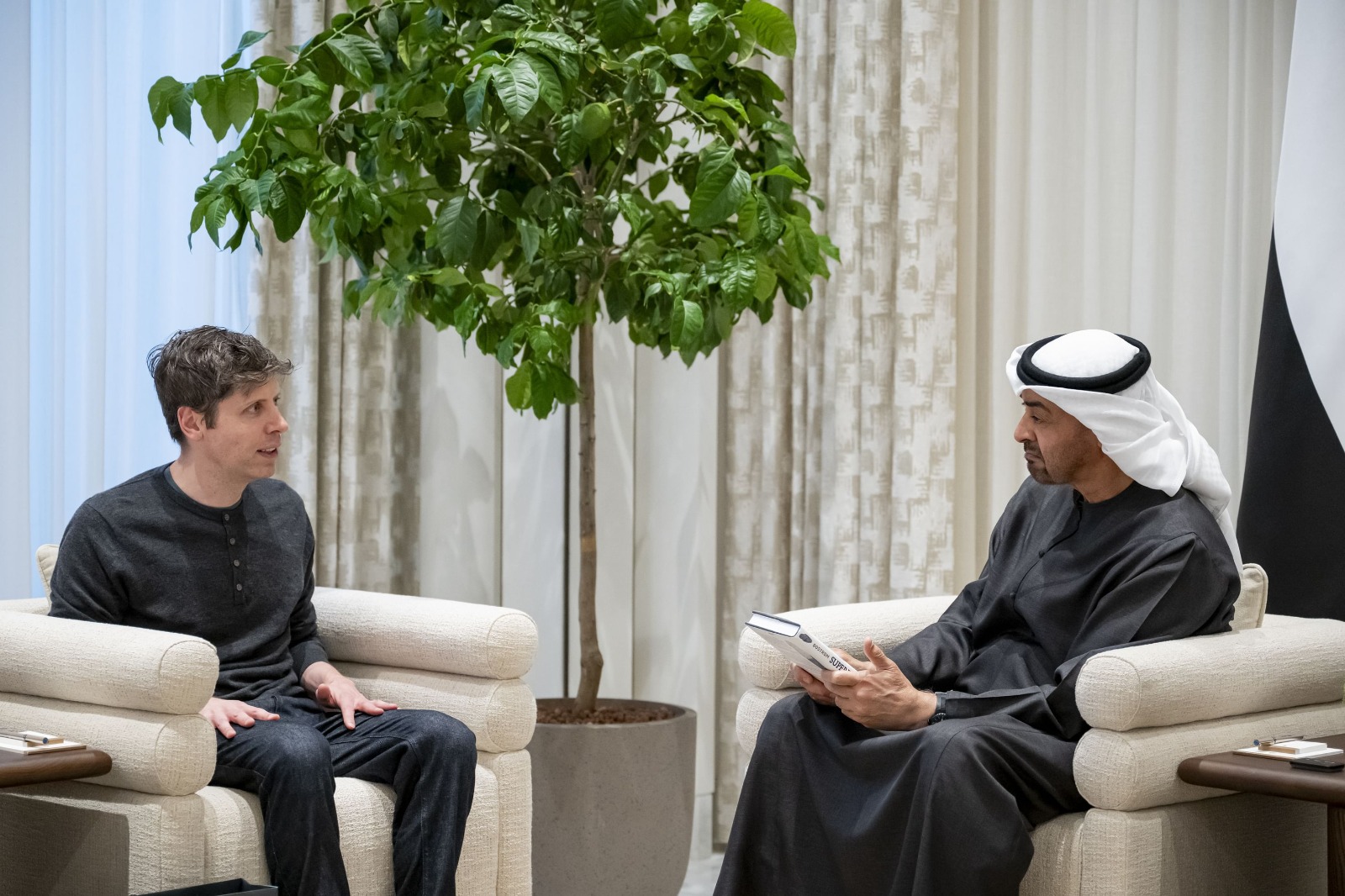 UAE President, Sam Altman Talk AI Ties